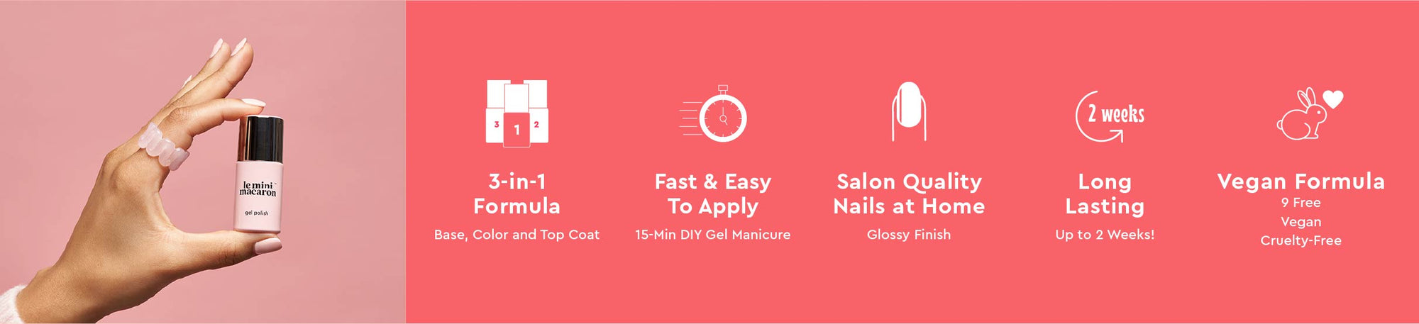 Cherry Red - Gel Polish - Le Mini Macaron Europe